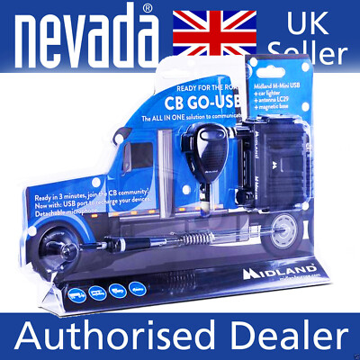 Midland CB-GO USB Complete all in 1 mobile CB radio package | eBay UK