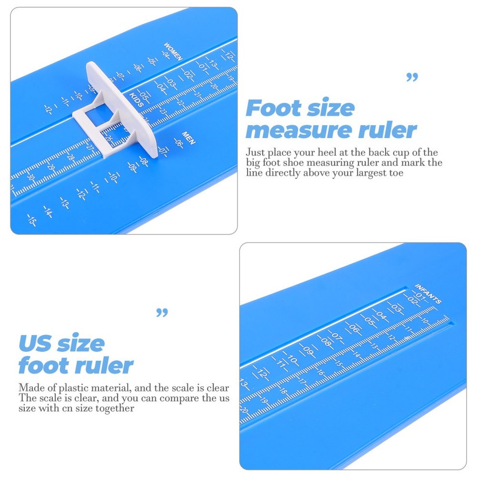 Shoe Size Measuring Ruler Foot Measure Child Kids Measurement Tool ...