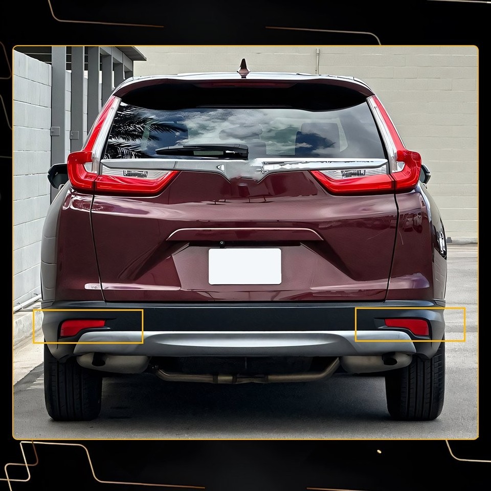 Rear Bumper Reflector 1Set HO1185112 HO1184112 For Honda 2017-2019 CR-V ...
