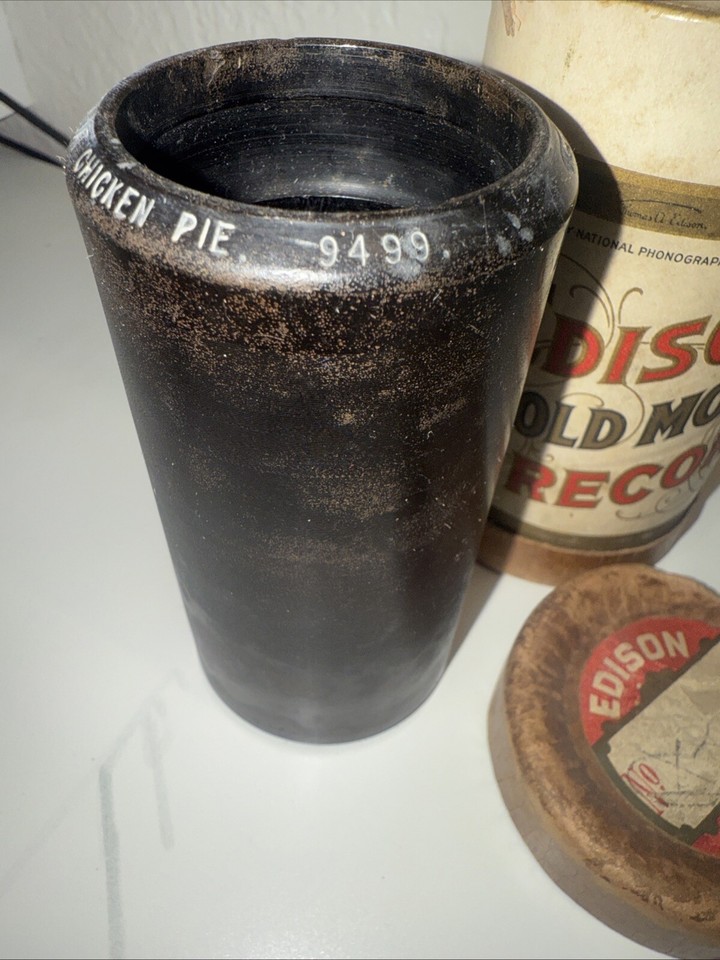 Edison Record Cylinder Coon Duet Bake Dat Chicken Pie RARE Great ...