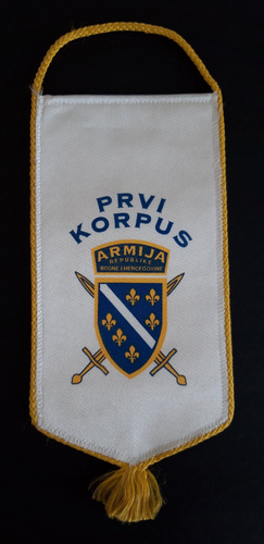 Wartime ARBiH (Bosnian Army) 1st Corps Table Flag 1992-1995 | eBay