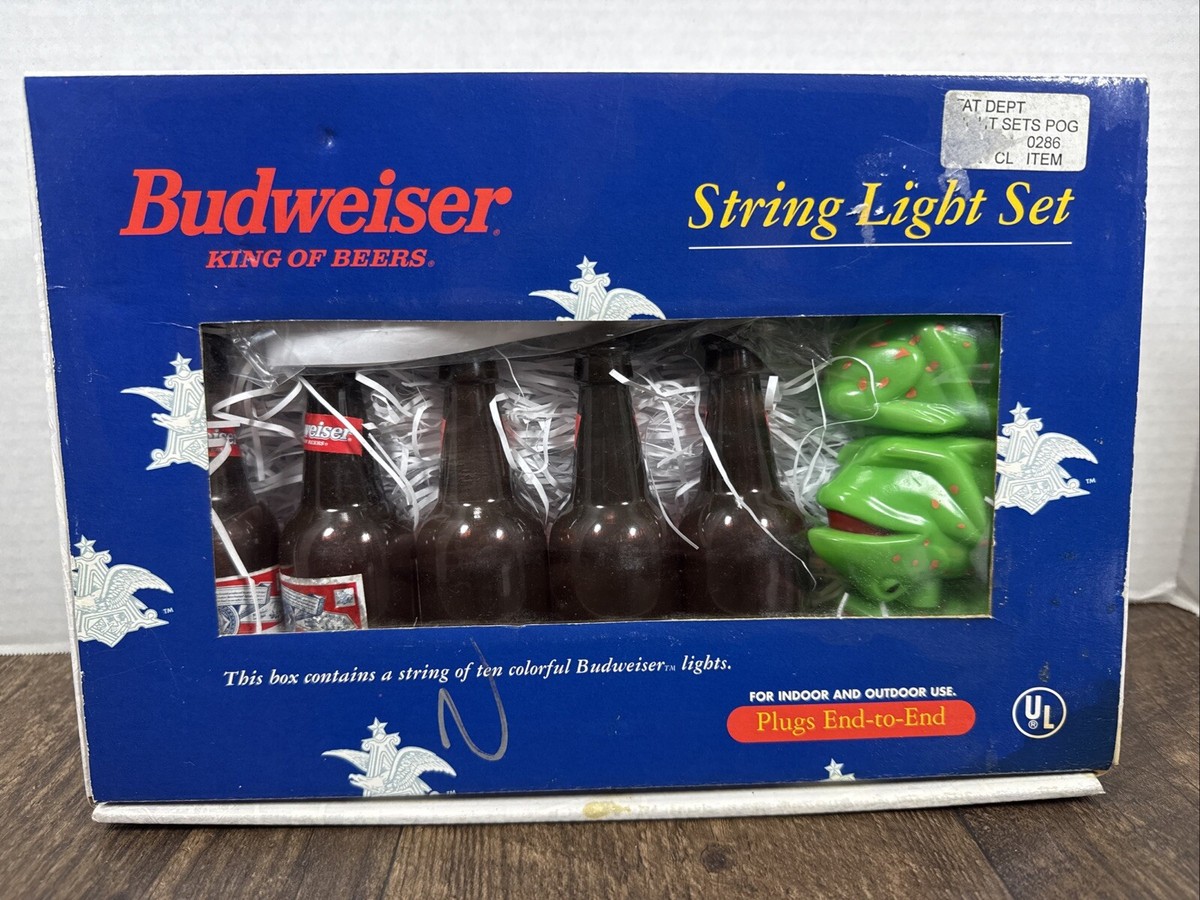 Old Budweiser Beer Lights New (to Us) 🍻 Vintage Barware , 🐎