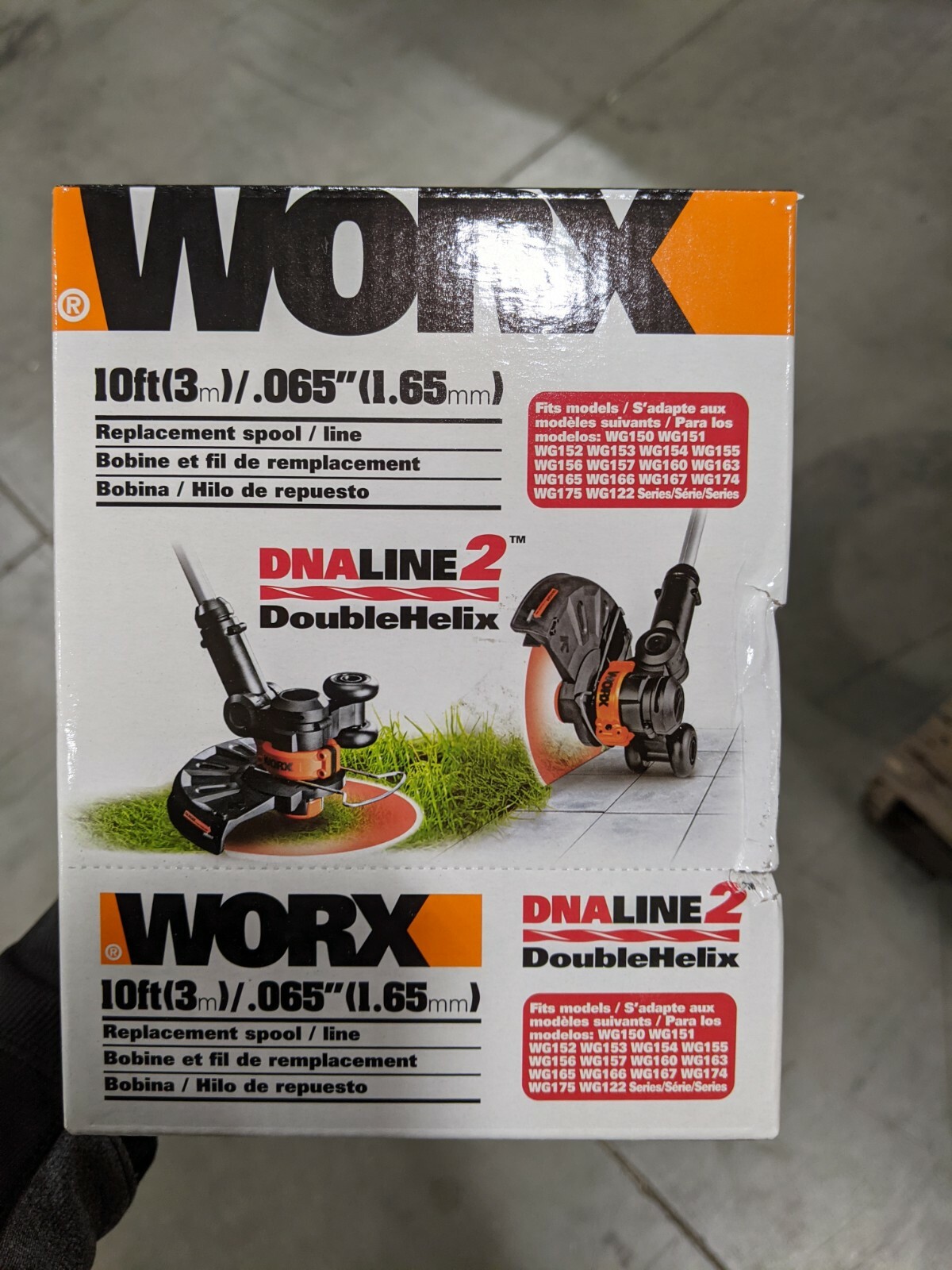 WORX Replacement Trimmer Line for Select Electric String Trimmers ...