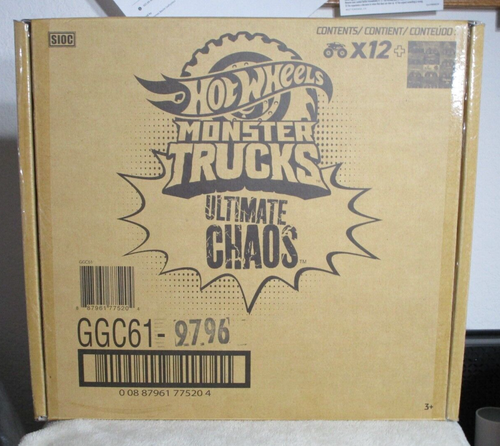 HOT WHEELS MONSTER TRUCKS ULTIMATE CHAOS 12 PACK GGC61 @@ | eBay