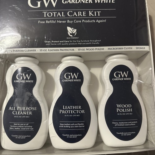 Gardner White Total Care Kit - All Purpose Cleaner Leather Protector ...