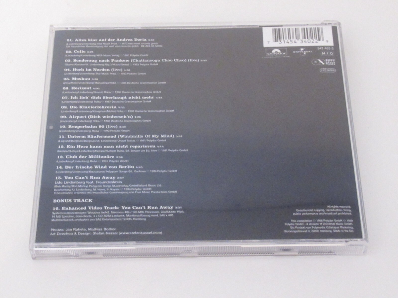 Lindenberg, Udo : 30 Years Lindenberg/Polydor - 731454340229 CD Album ...