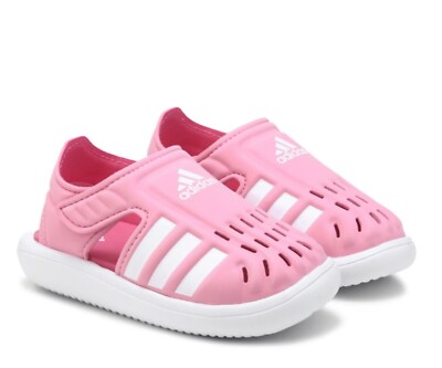 Adidas Closed Toe Water Little Kids' Sandals Rose Tone-Cloud White ...