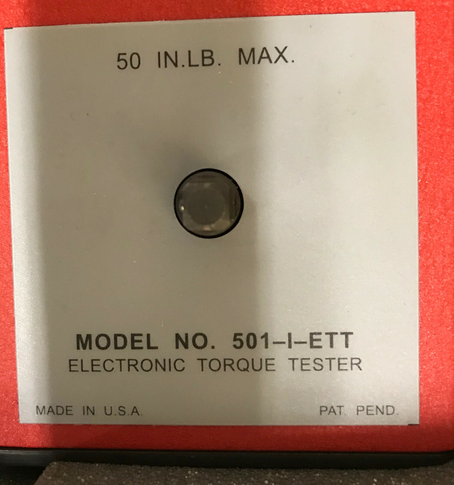 CDI Torque Tester 501-I-ETT 5inlb to 50inlb - NEEDS FACTORY REPAIR ...