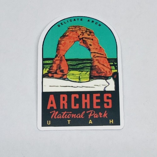 Arches National Park “Delicate Arch” Sticker Decal Vinyl Utah Hike ...