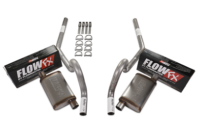 64-72 GM A Body Car 2.5" Dual Exhaust Kit Flowmaster Flow FX Rear Exit ...