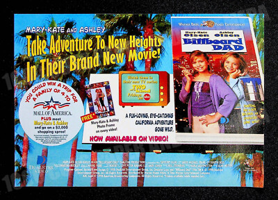 Billboard Dad Mary-Kate & Ashley Dualstar Video 1998 Print Magazine Ad ...