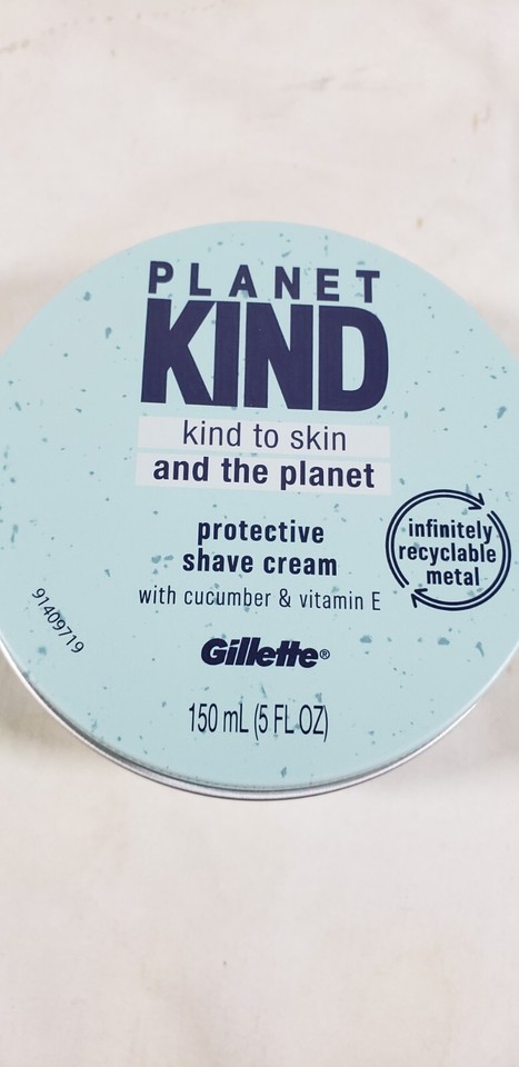 2 Ct Gillette 5 Oz Planet Kind Protective Shave Cream With Cucumber ...