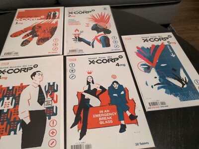 2021 Marvel Comics X-Men X-Corp #1-5 Complete Set A Cvrs 1st prints ...