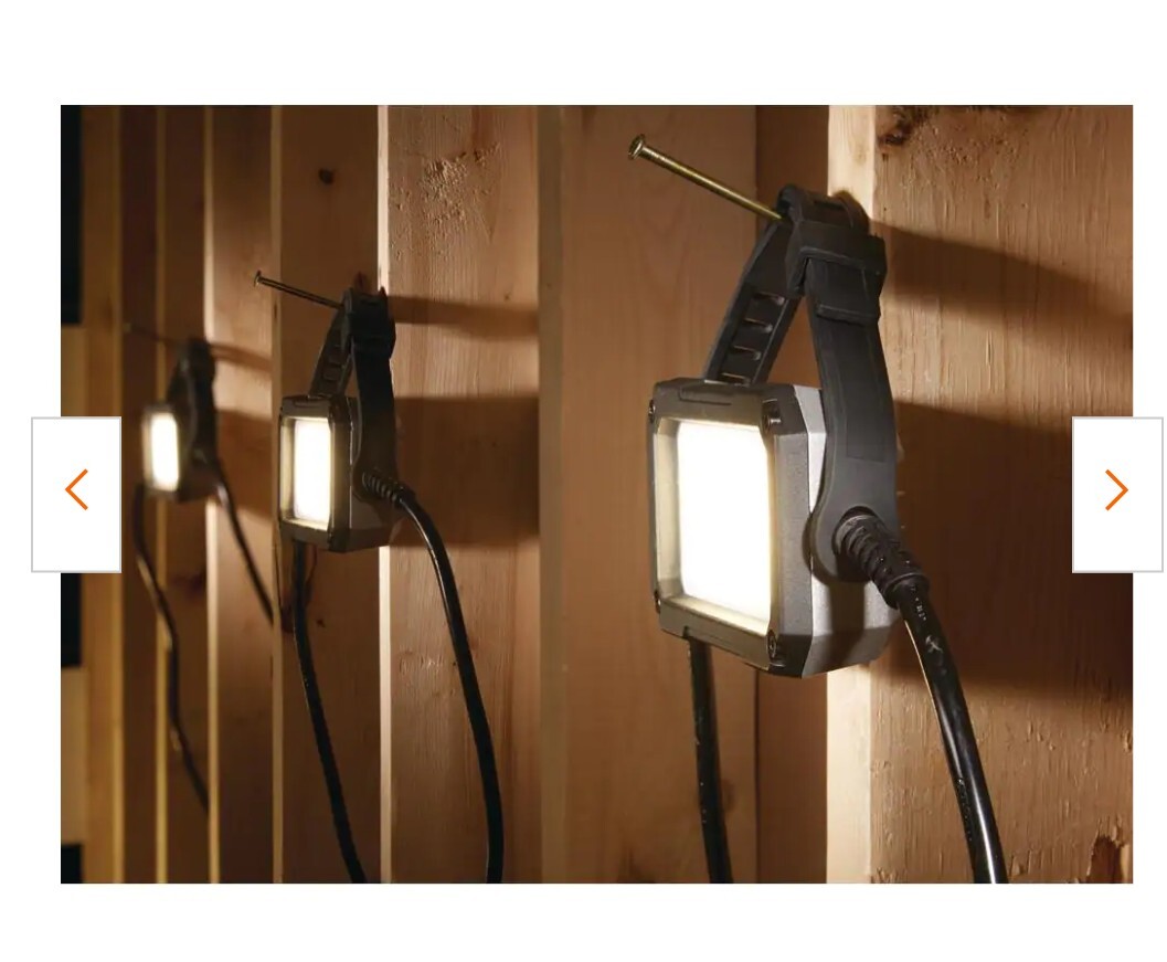 Husky K40157 7500 Lumen LED Integrated String Work Lights for sale ...