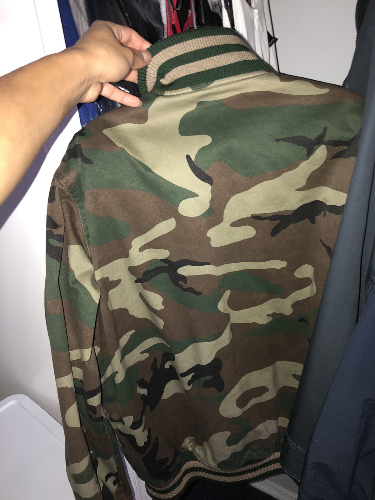 Mishka Watch Keep Eye Camo Bomber Jacket Size M Medium Supreme Travis ...