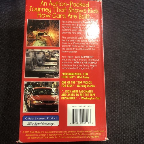 How a Car Is Built, With IQ Parrot (VHS, 1995) for sale online | eBay