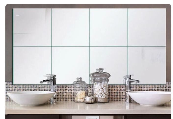 Mirror Square Tiles Design Amazon.com: 50 Pack Square Glass Mirror