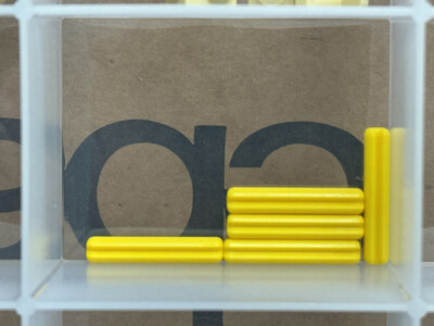 LEGO Parts - Yellow Technic, Axle 3L - No 4519 - QTY 5 | eBay