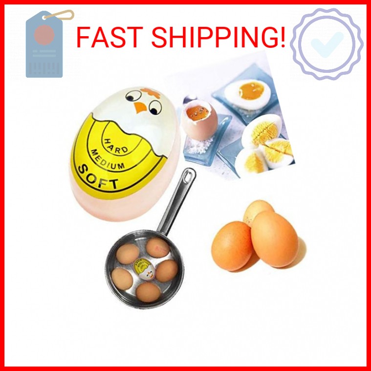 Egg Timer for Hard Boiled Eggs Soft Boiled Color Changing Indicator ...
