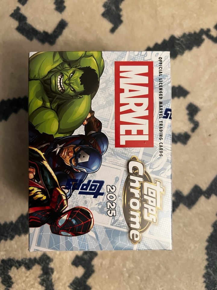 2025 TOPPS CHROME MARVEL BLASTER BOX IN HAND | eBay