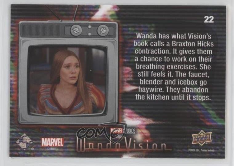 2022 Marvel Studios' WandaVision Mind Stone Yellow Wanda Maximoff #22 ...