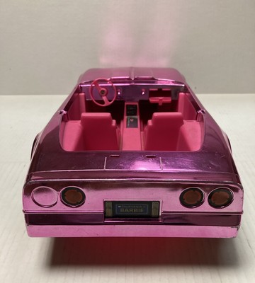 BARBIE ULTRA VETTE Corvette Pink Metallic Car Vintage 1984 Mattel ...
