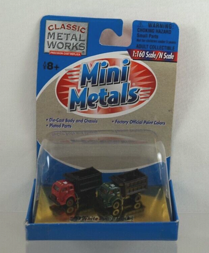 NOS CMW Mini Metals '53 WHITE DUMP TRUCK N Scale - 50223 | eBay