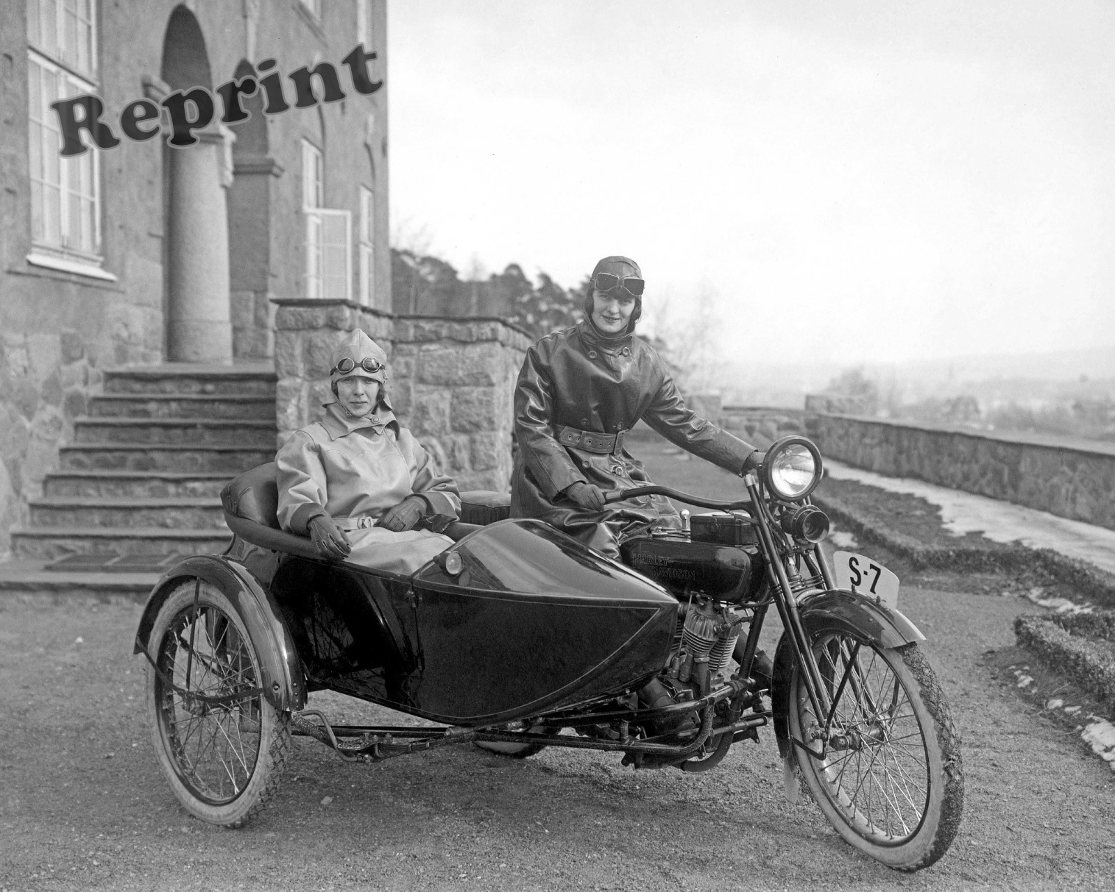 Photograph Vintage Harley Davidson & Sidecar Year 1923 8x10 | eBay
