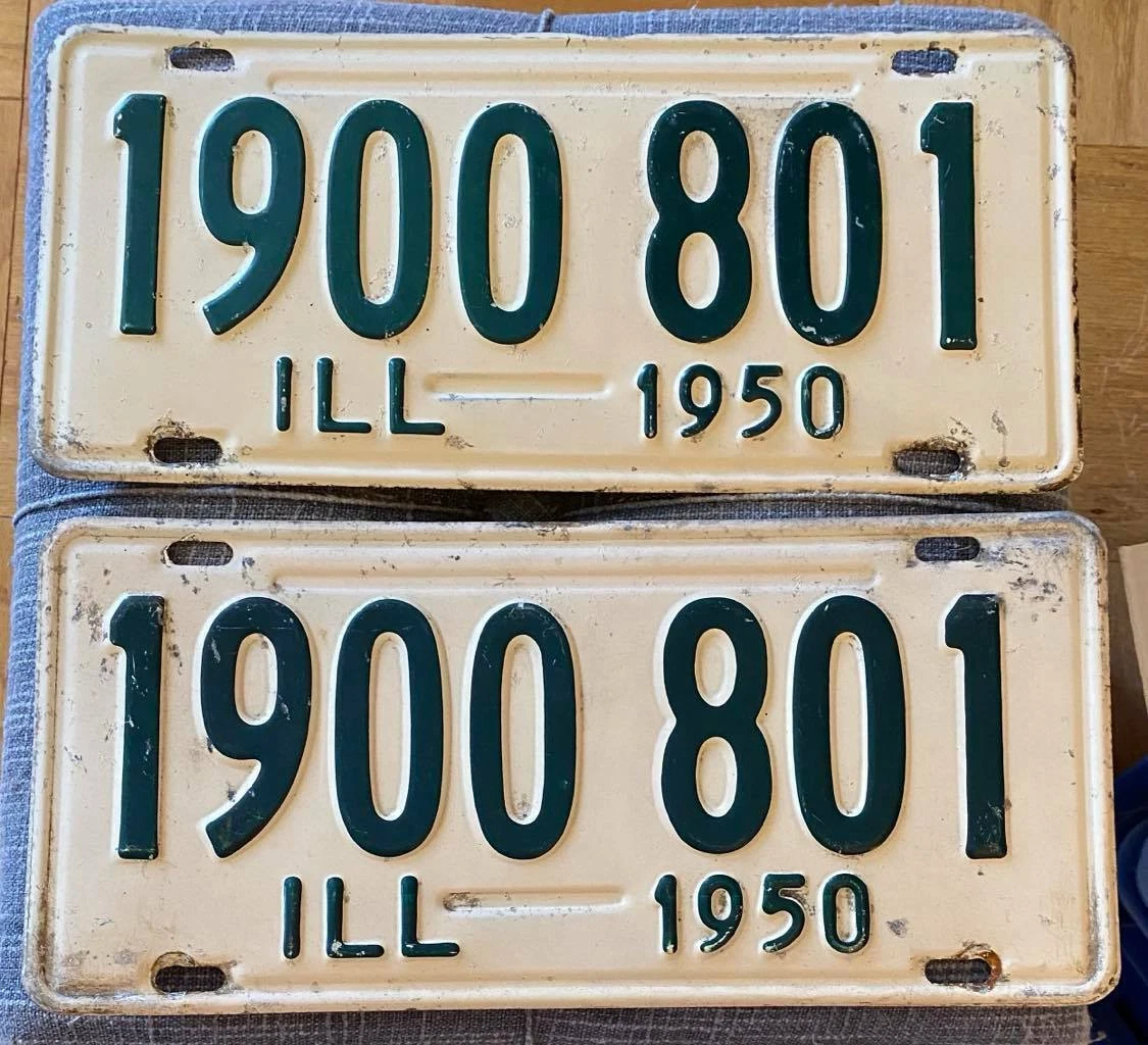 Sold At Auction: (5) Foreign License Plates