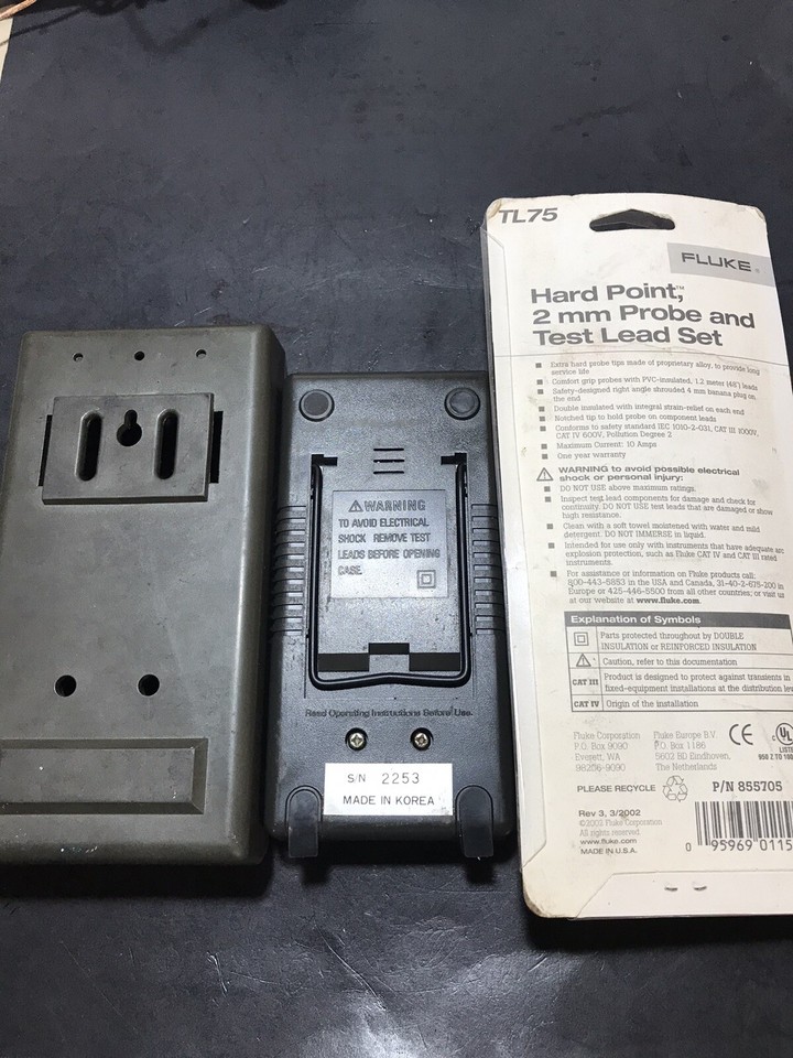FOX VALLEY ET-590 Multimeter Used W/Fluke Probe Set | eBay