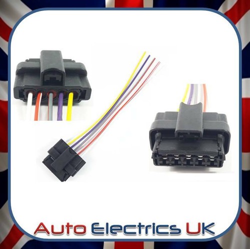 HEADLIGHT PLUG EXTENSION WIRING HARNESS LOOM 5 PIN CONNECTOR FOR ...