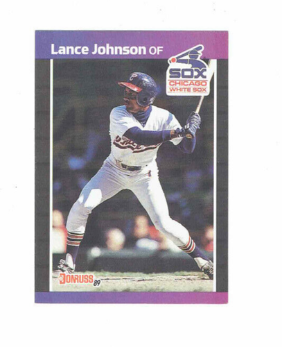 Lance Johnson Chicago White Sox OF #606 Donruss 1989 #Baseball Card | eBay