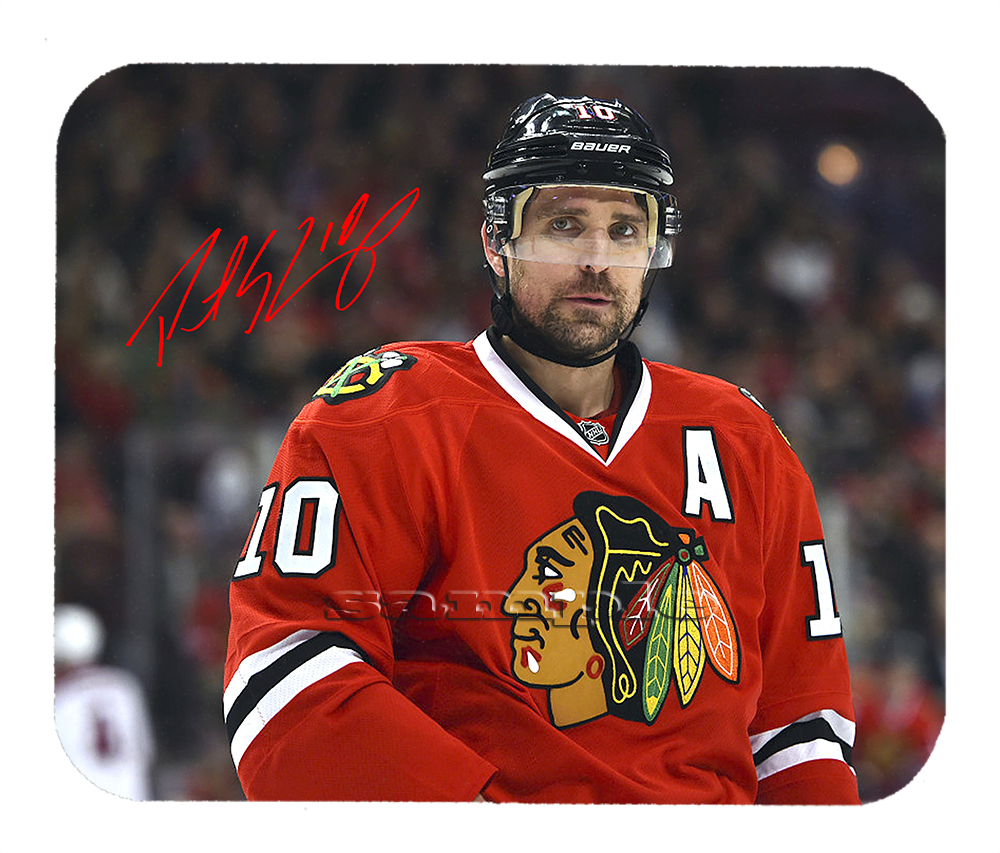 Patrick Sharp Chicago Blackhawks Facsimile Autographed Mouse Pad Item ...