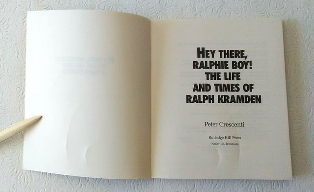 Hey, There, Ralphie Boy! by Peter Crescenti (1992, Trade Paperback) for ...