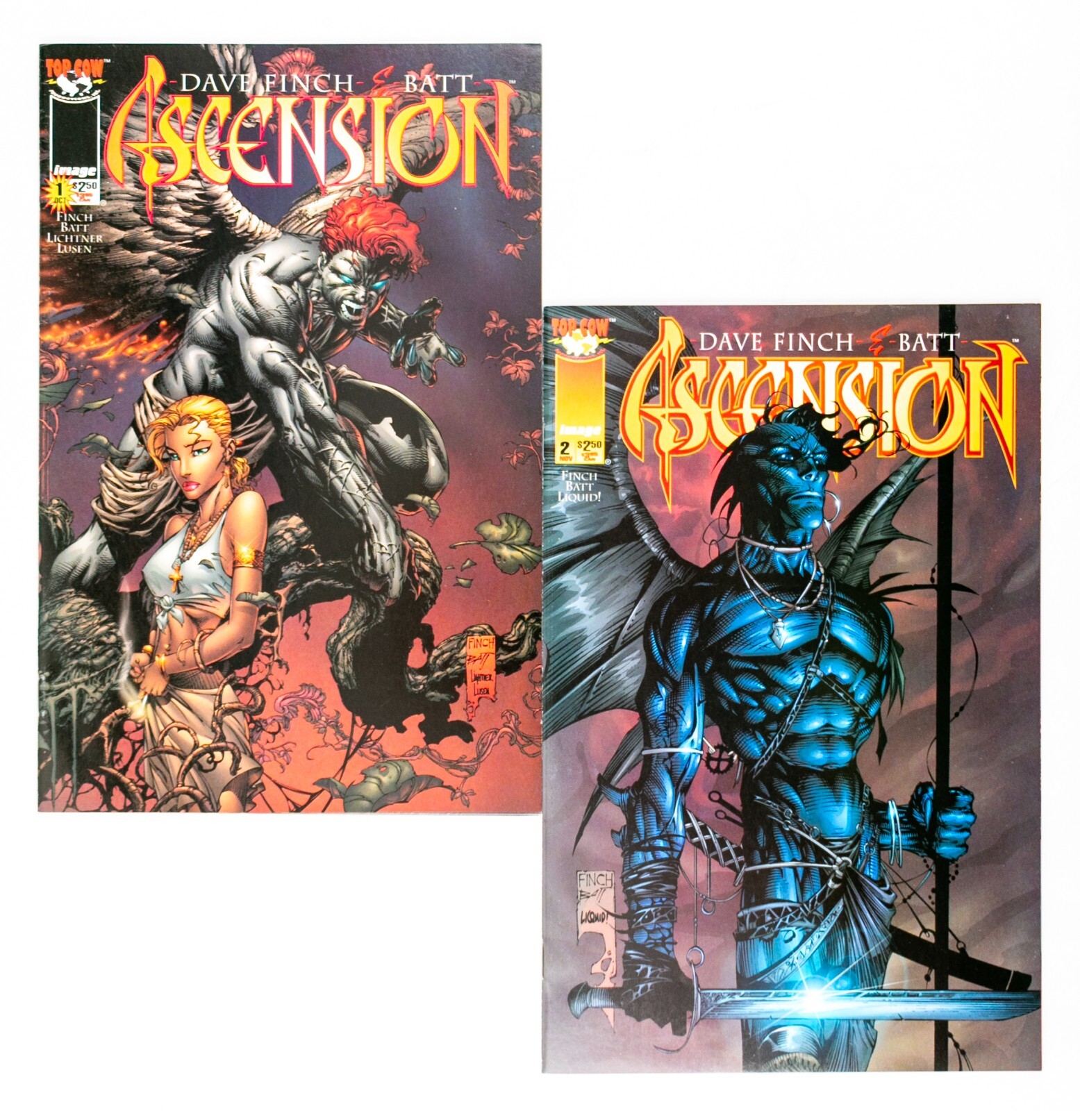 Ascension #1 & 2 (1997 Top Cow/Image Comics) David Finch & Batt Cover & Art! NM- | eBay