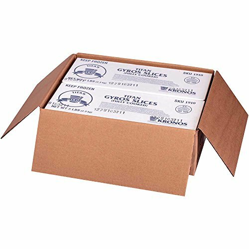 Kronos FrOZen Gyrokone Fully Cooked Titan Thin Beef & Lamb Slice (5 lbs ...
