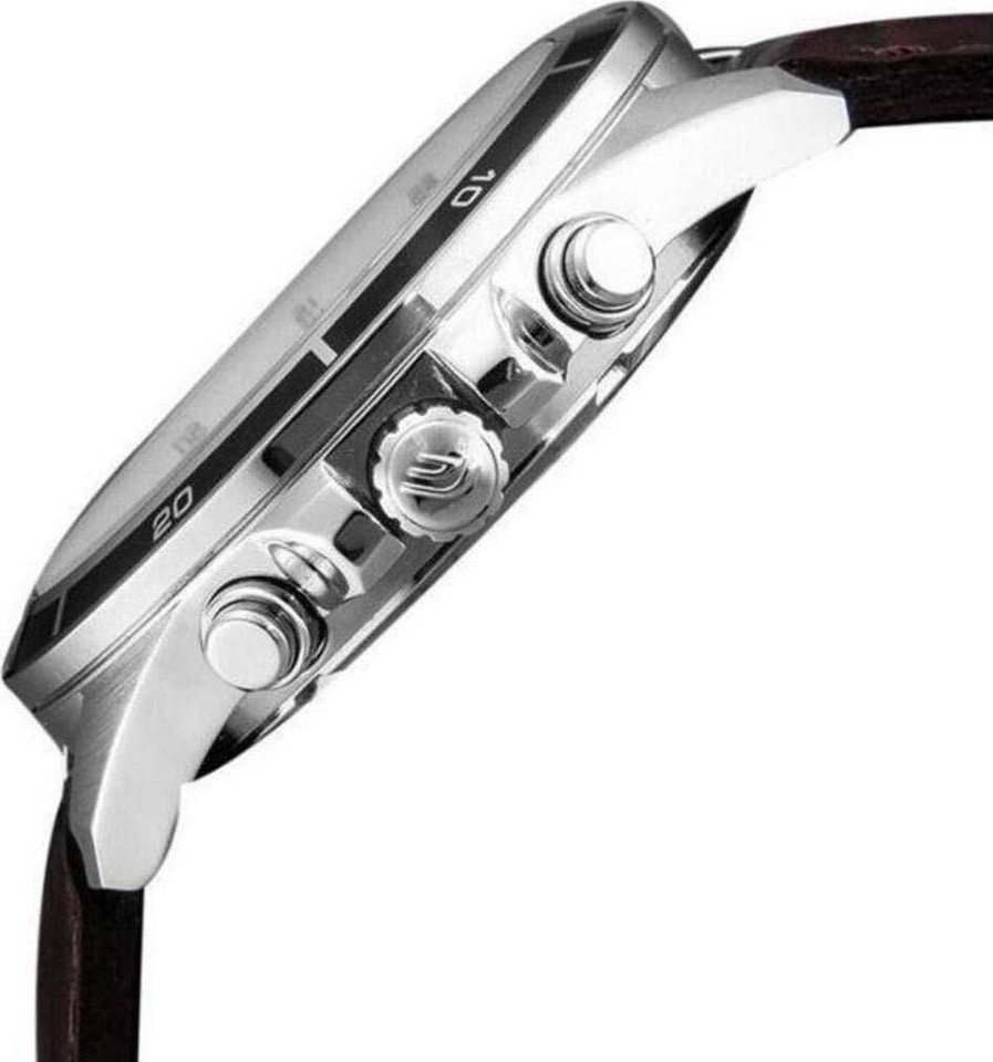 Casio Men's Edifice Chronograph Quartz Stainless Steel Watch EFR-526L ...