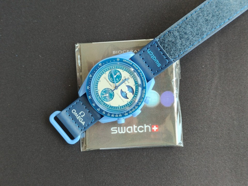 Swatch #Moons watch MISSION TO THE SUPER BLUE MOON PHASE | eBay