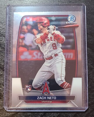 2023 Bowman Chrome Zach Neto Rookie RC #64 Los Angeles Angels | eBay