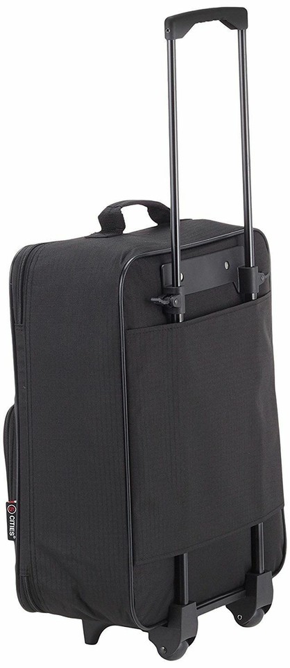 Cabin Bag 55x40x20 Folding Trolley Hand Luggage Lightweight Travel Bag ...