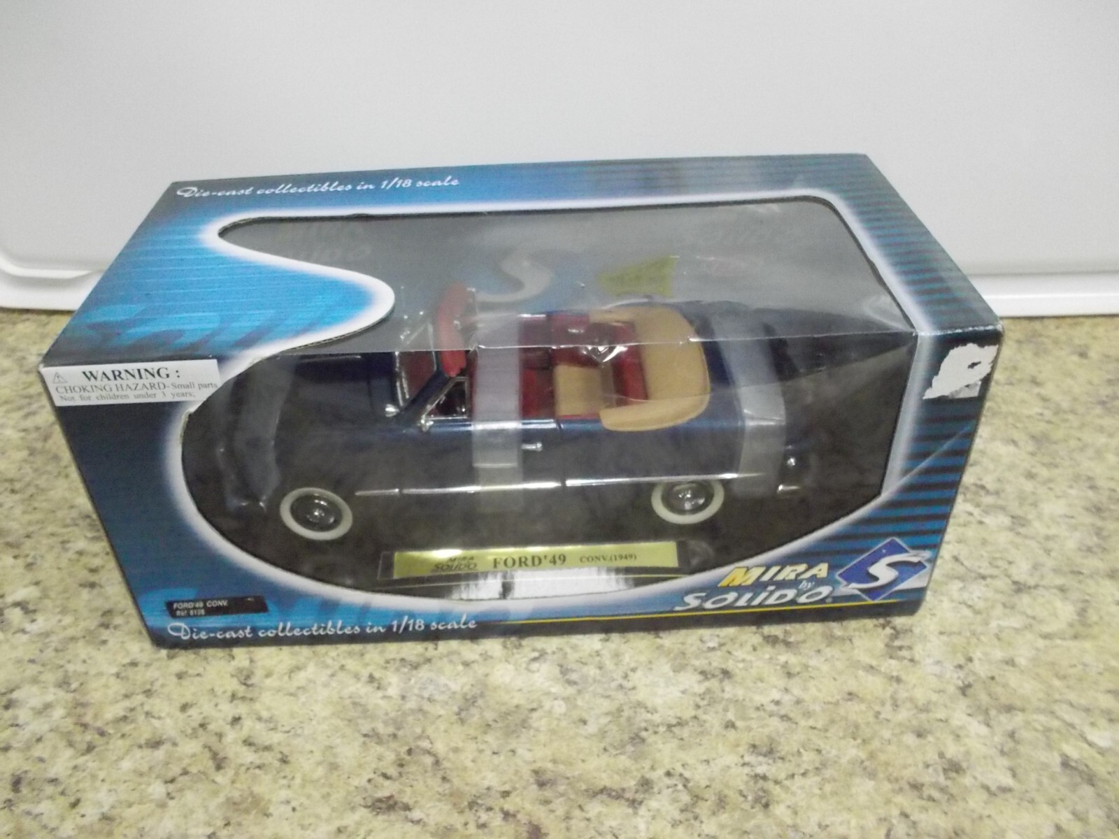 1949 Ford Convertible Sports Car Mira Solido 1/18 collectible VINTGE ...