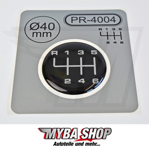1x Gear Shift Silicone Sticker for Gear Knob 3D Sticker | ∅=40mm | PR ...