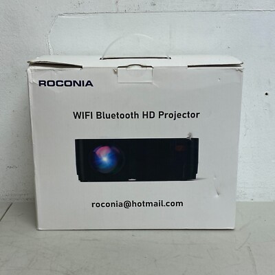 Roconia 150" Class FHD (1080p) LED Projector Movie Video Home Theater w ...