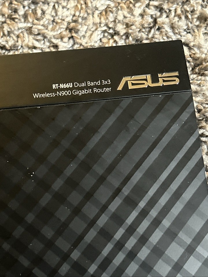 Asus RT-N66U Dark Knight Dual Band Wireless-N900 Gigabit Router UNIT ...