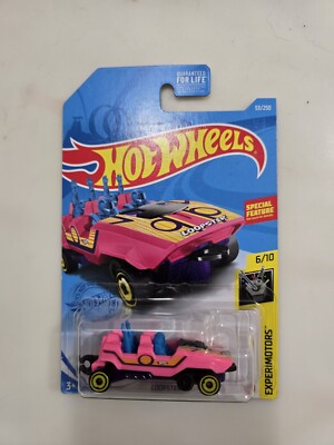 Hot Wheels Experimotors Loopster 6/10 PINK Arms UP & Arms DOWN style ...