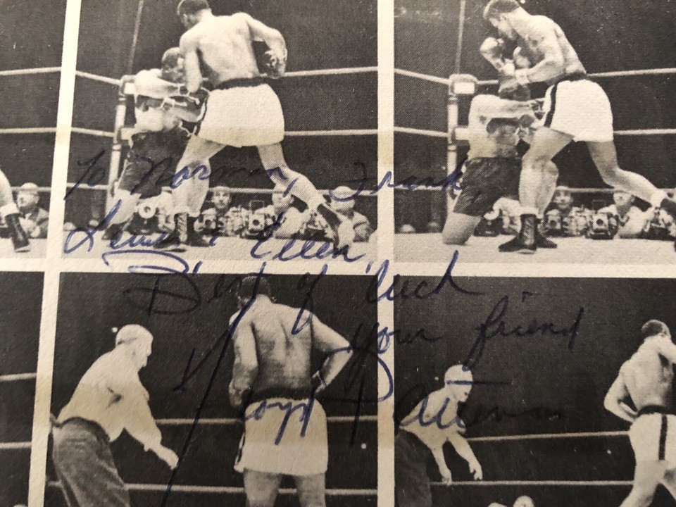 FLOYD PATTERSON AUTOGRAPH PHOTO- FORMER HEAVYWEIGHT WORLD CHAMPION | eBay