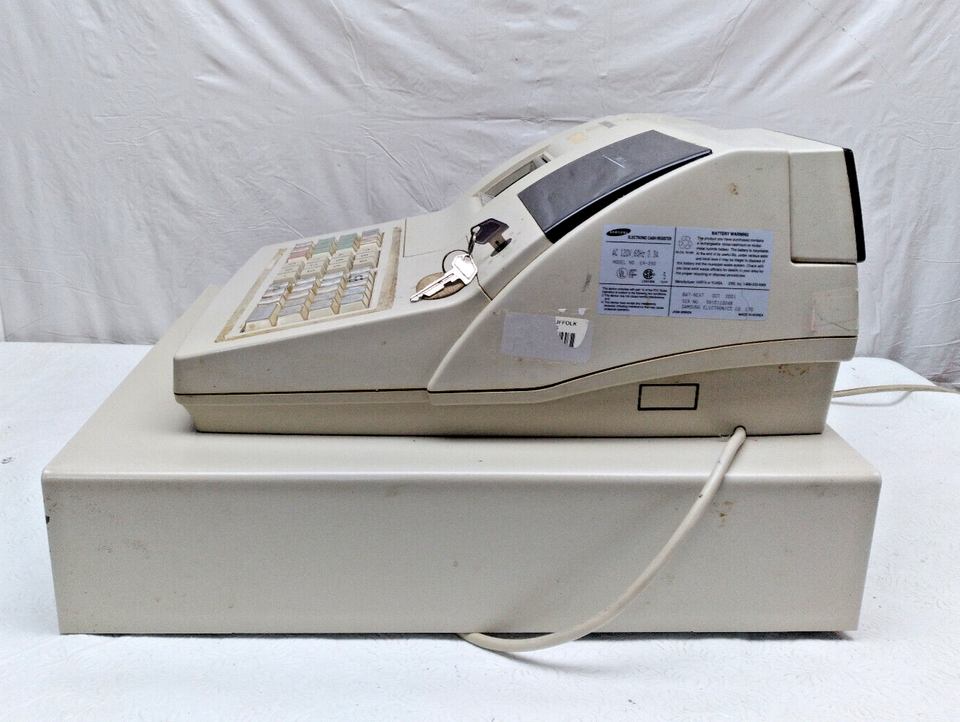 SAMSUNG Sam4s ER-290 Cash Register - Powers on - E1 Error Code - USED ...
