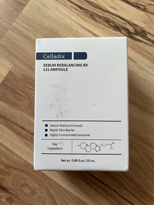 Celladix Sebum Rebalancing Rx 131 Ampoule 20ml - Open Box | eBay