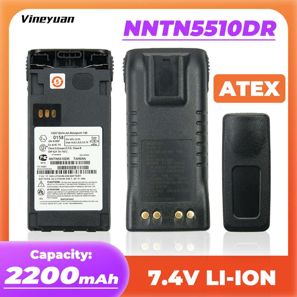 1X NNTN5510DR Battery for Motorola GP340 Ex GP380 Ex GP580 Ex GP680 Ex ...