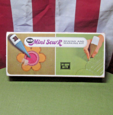 SALEM vtg Mini Sew’r miniature sewing & marking kit Ruffle-Making ...